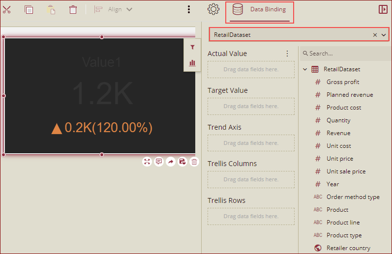 KPI Chart | Wyn Documentation